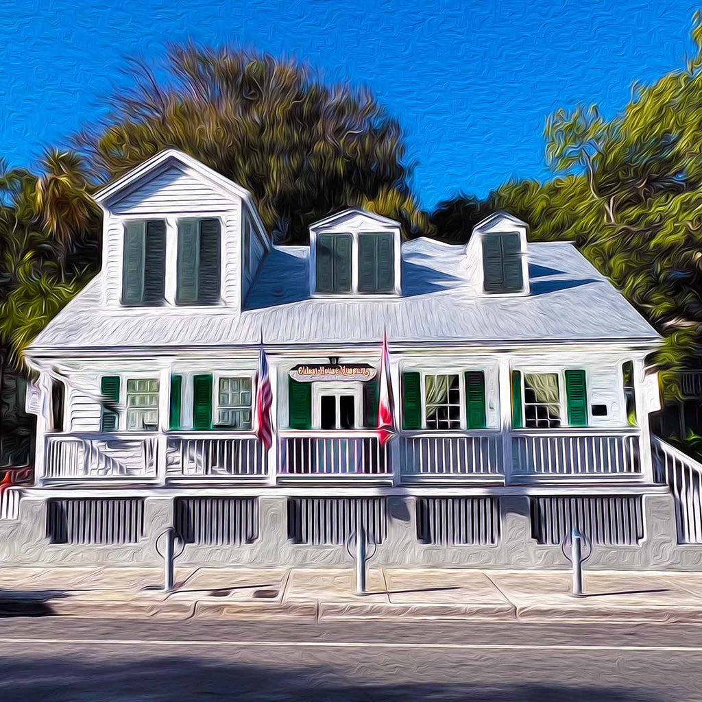 The Oldest House - Key West Art Gallery – Backyards of Key West Gallery