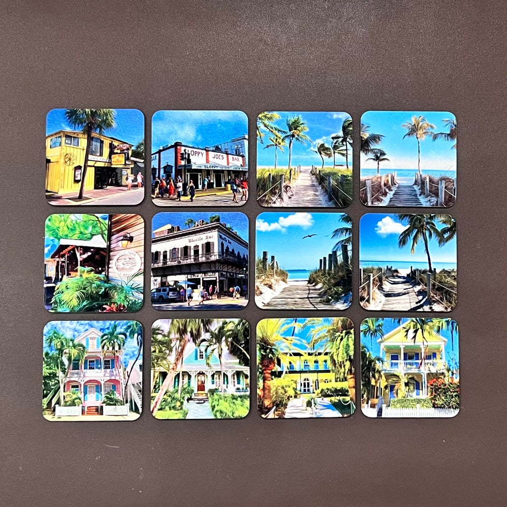 COASTERS – Backyards of Key West Gallery
