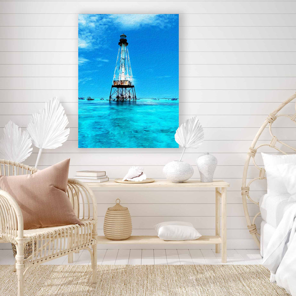 Alligator Reef Lighthouse Canvas Print - Key West Art Gallery | Key ...
