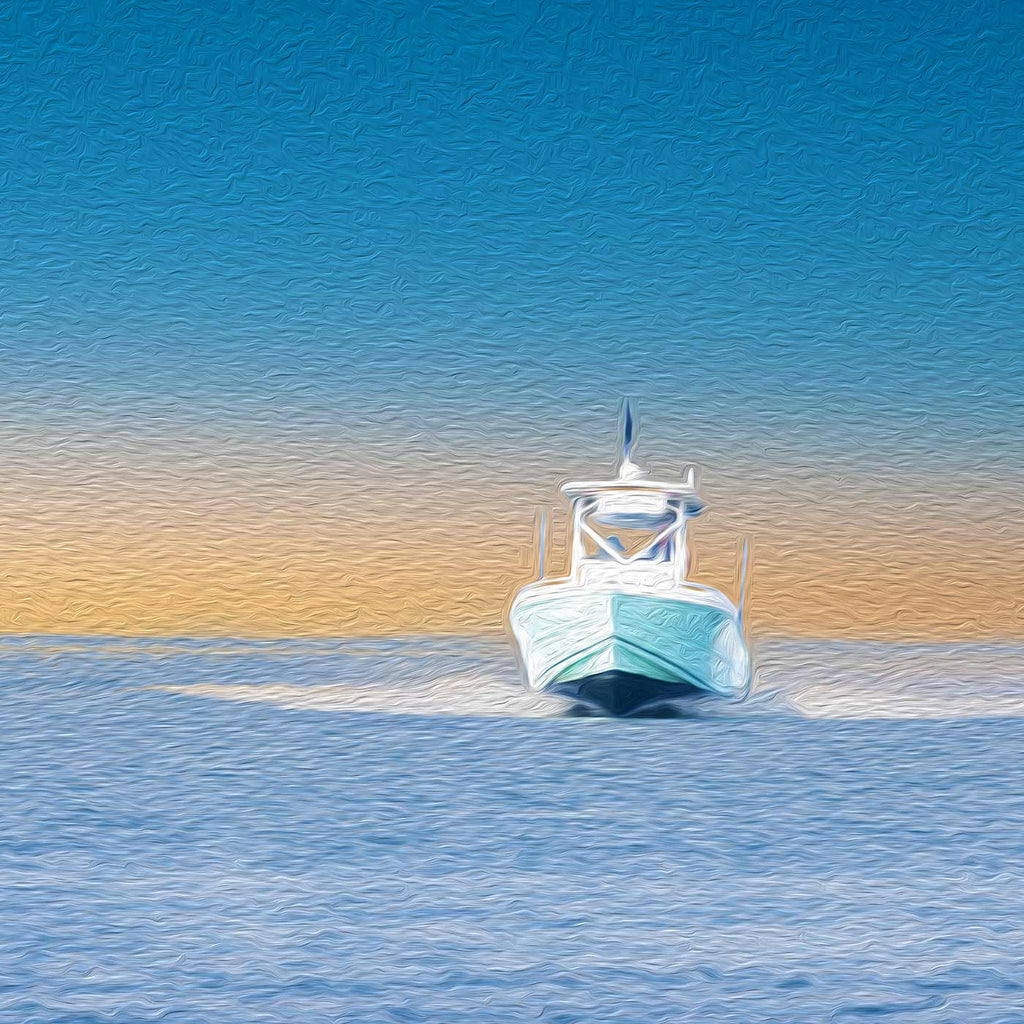 Boating on the Bay (Rehoboth) Coastal Art – Backyards of Key West Gallery