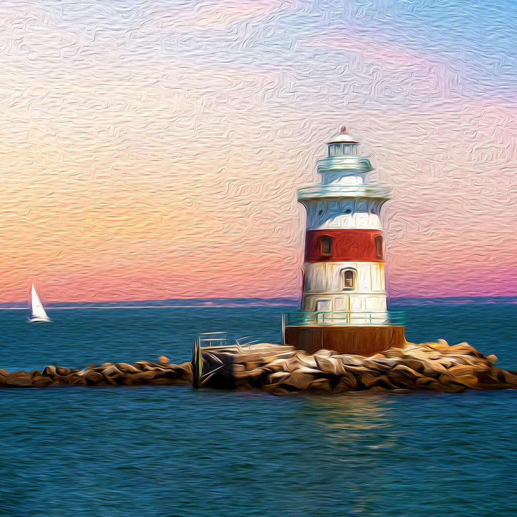 Latimir Reef Light (Fishers Island) - Backyards of Key West prints ...