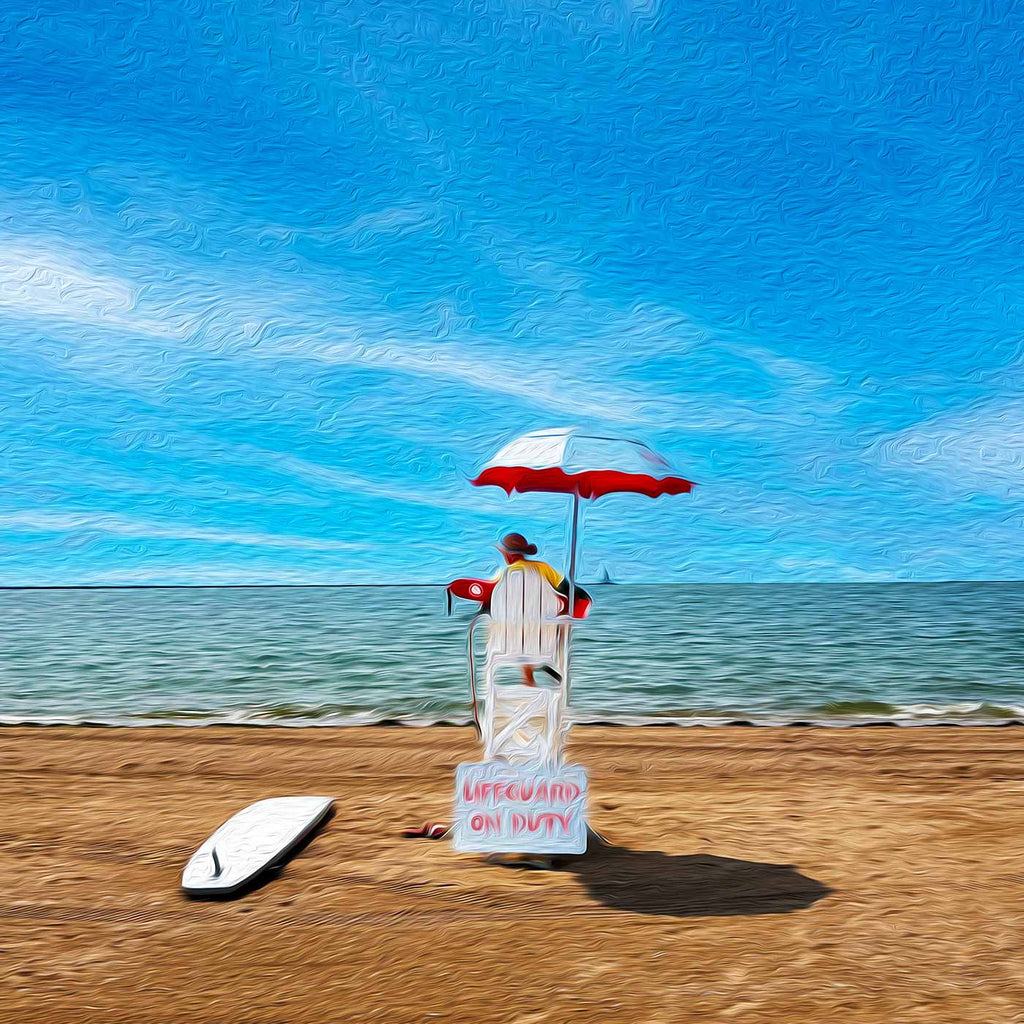 Lifeguard (Branford Point) - Backyards of Key West Art Prints ...