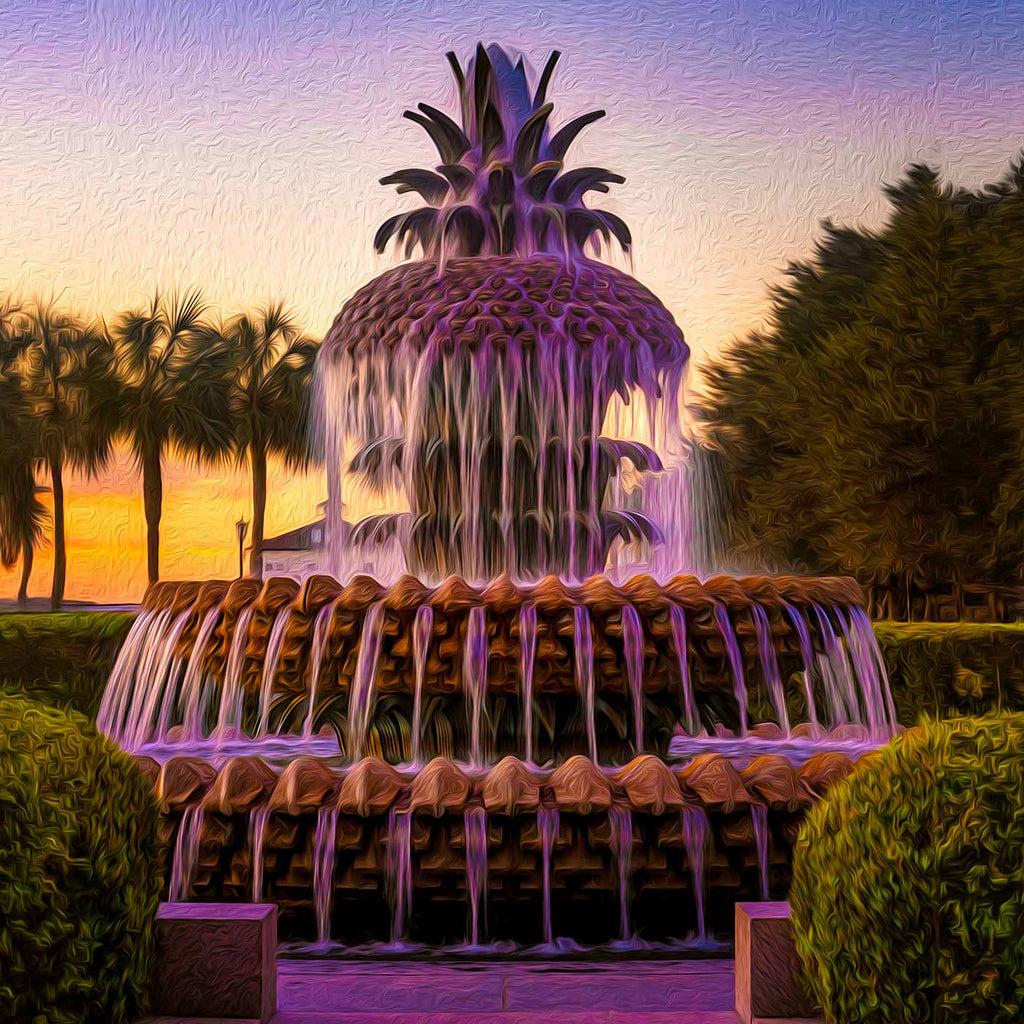 Charming Elegance: Pineapple Fountain - Backyards of Key West ...