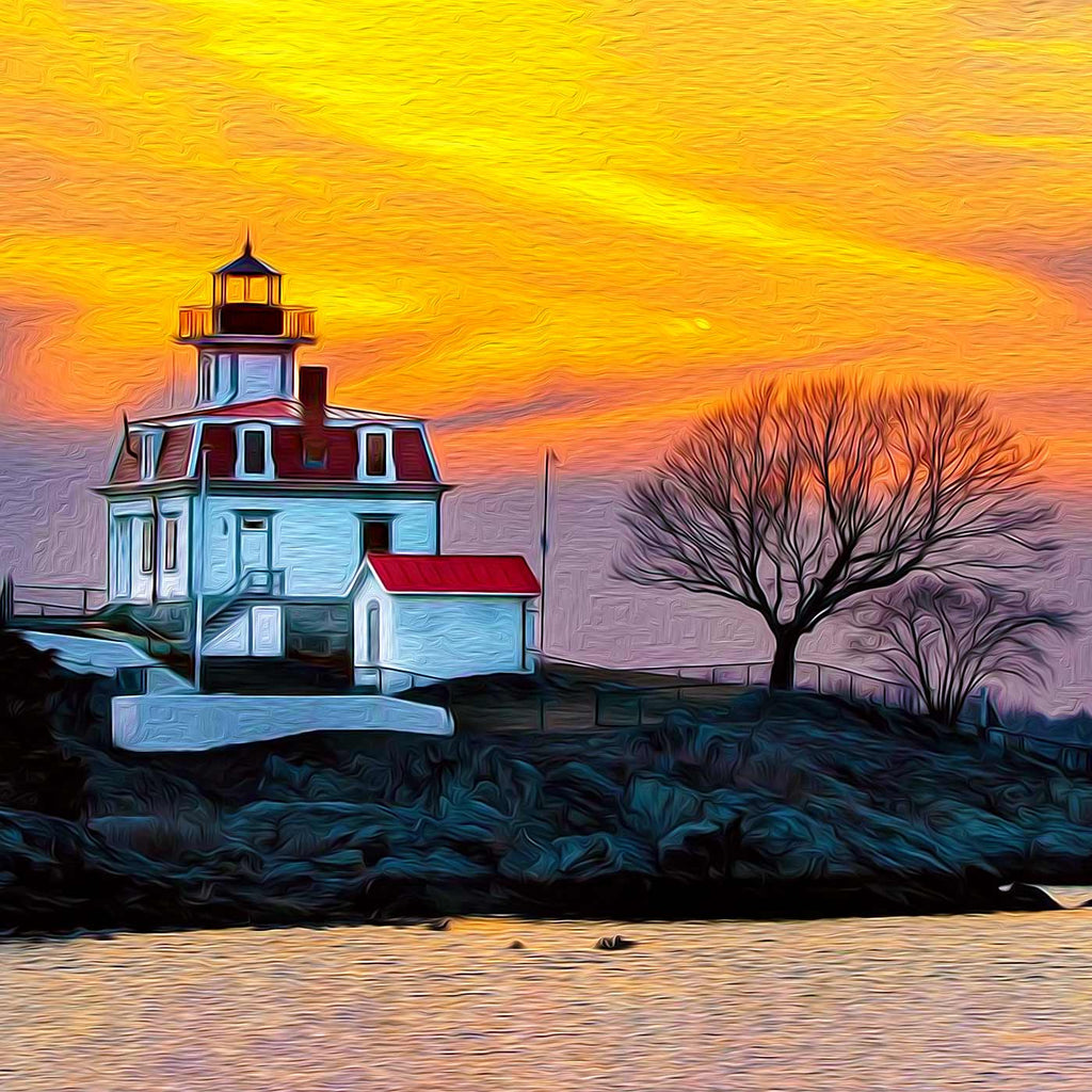 Pomham Light: Illuminating Coastal Beauty – Backyards of Key West Gallery