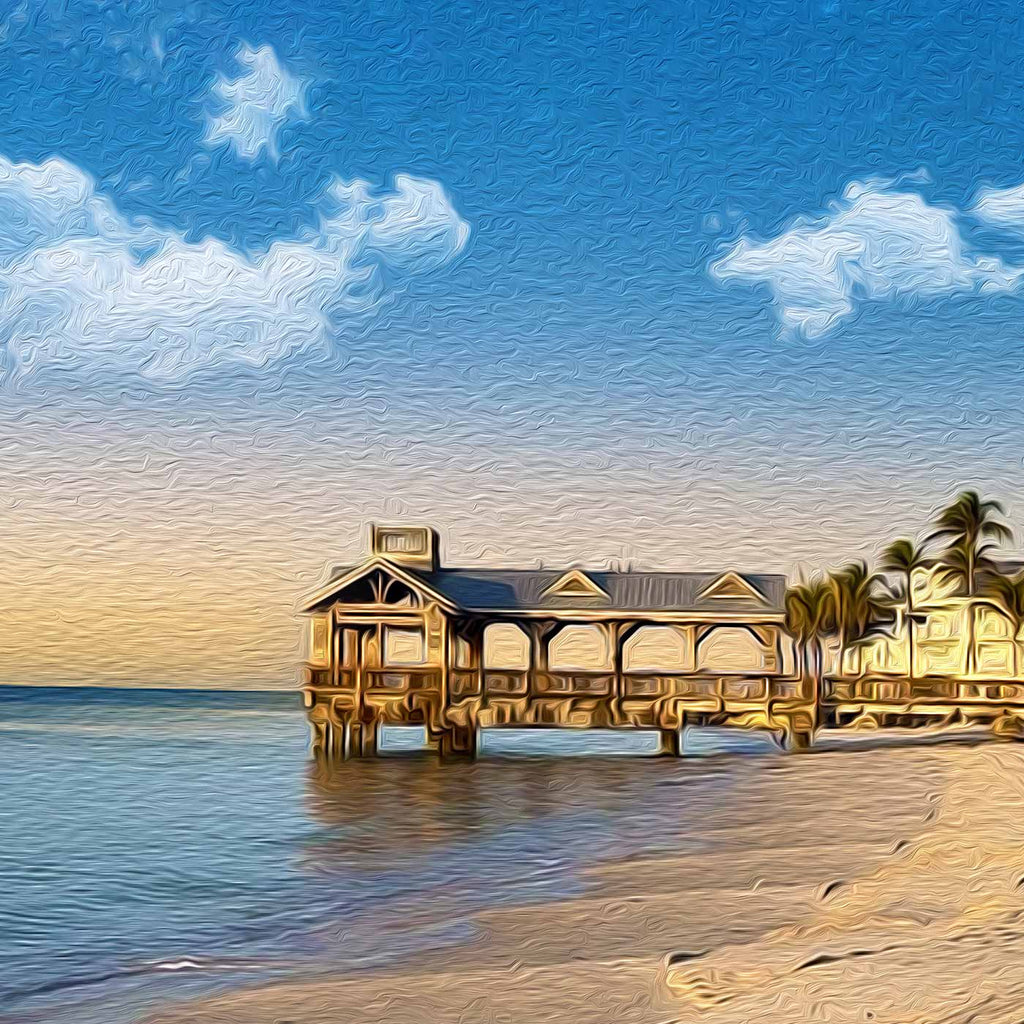 The Reach Gazebo Art | Key West Oceanfront Canvas Prints – Backyards of ...