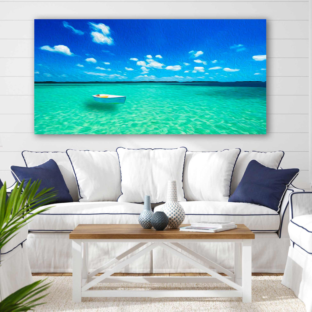 Castaway Key West Sandbar Canvas Print | Coastal Wall Art – Backyards ...