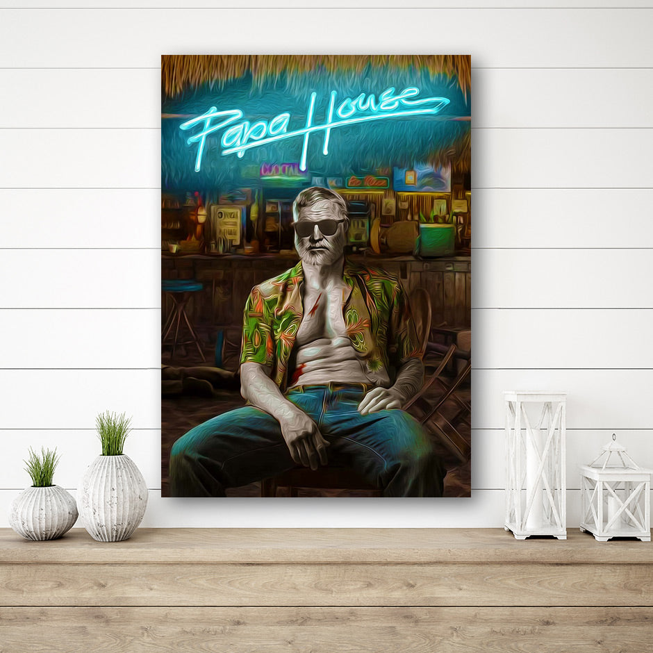 #11 Papa Road House – Limited Edition Print – Backyards of Key West Gallery
