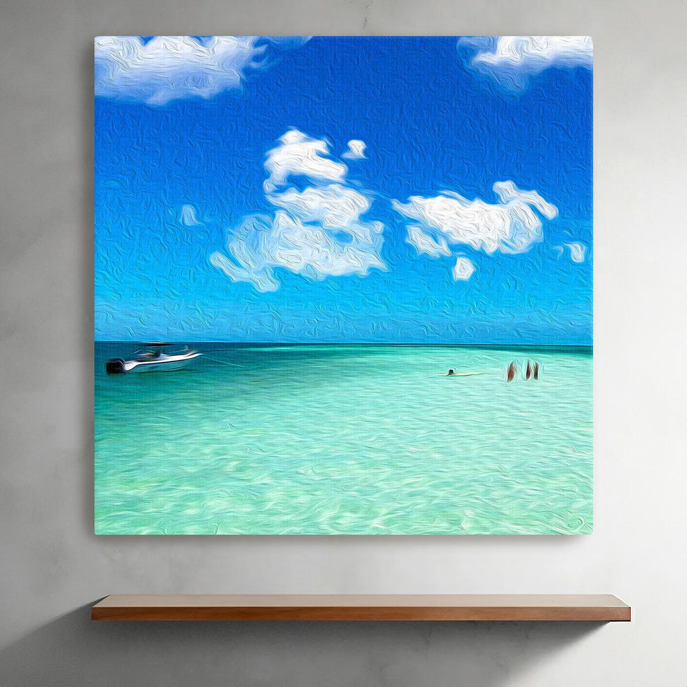 Jewfish Basin Sandbar - A Backyards of Key West Art Gallery – Backyards ...