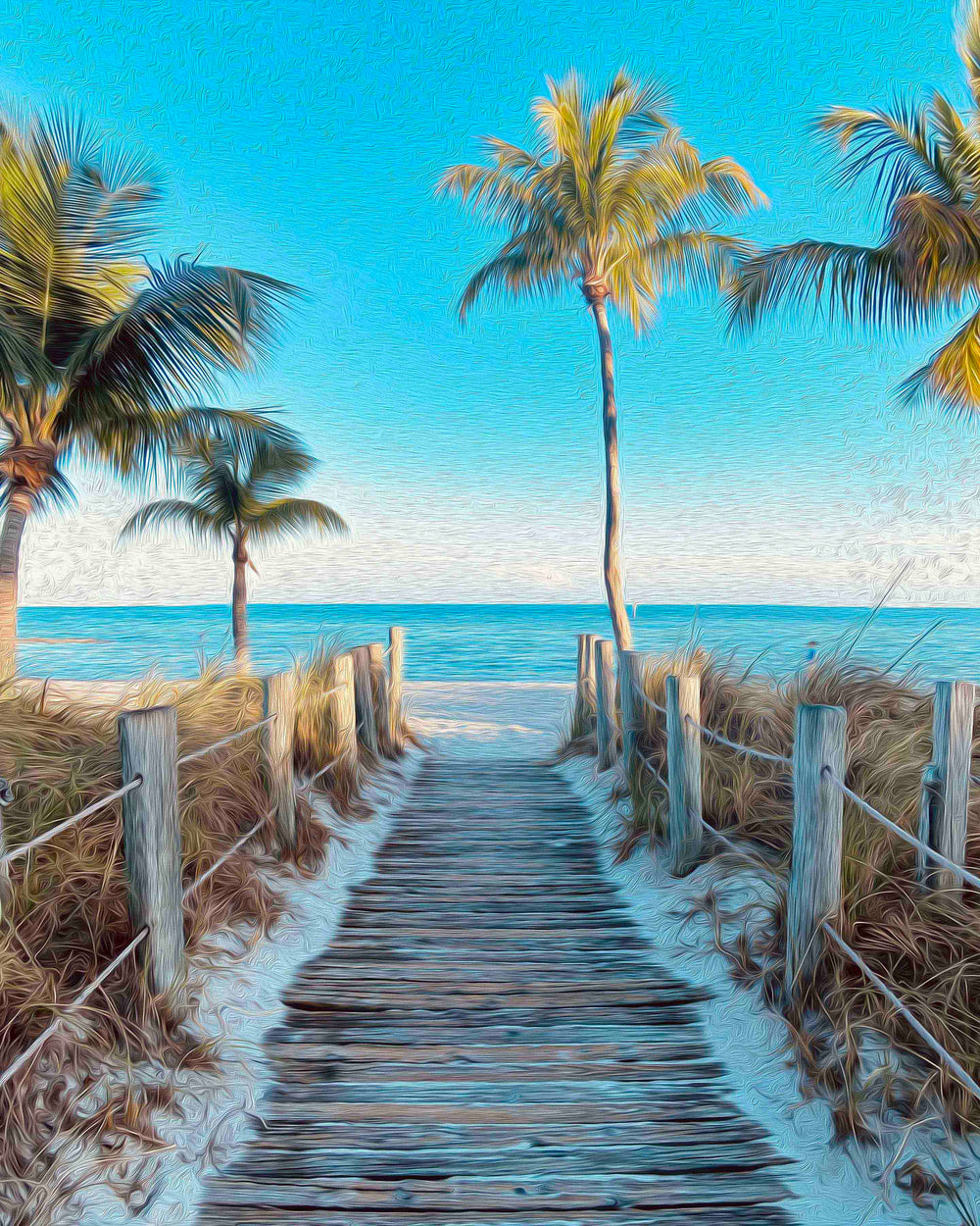 A Key West Art Gallery - Smathers Beach Boardwalk – Backyards of Key ...
