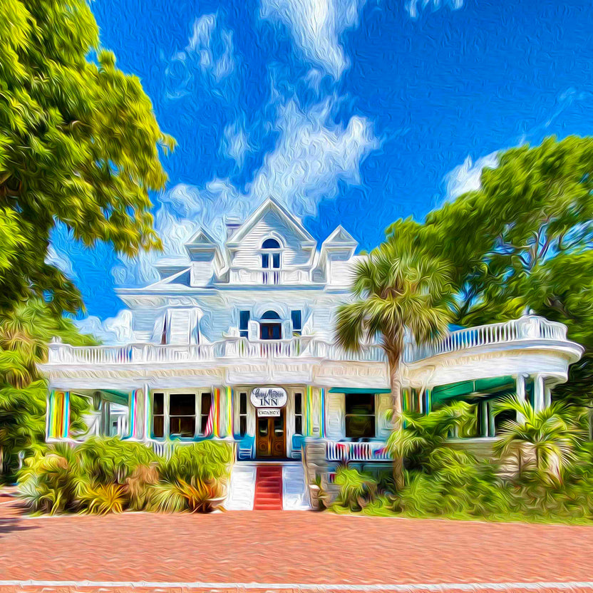 Curry Mansion Inn Key West Art- A Key West Art Gallery – Backyards of ...